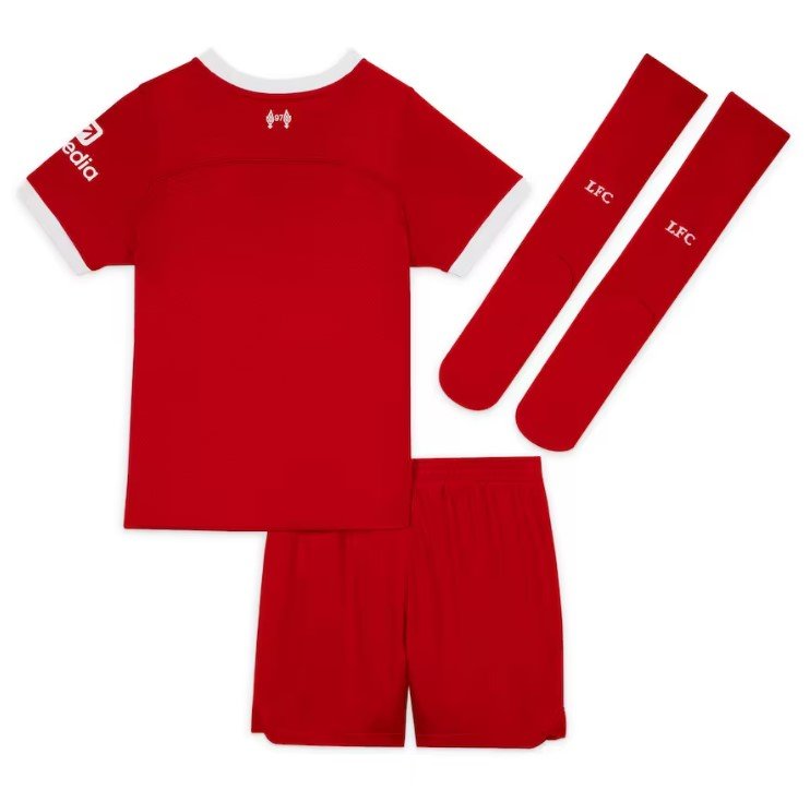 Liverpool 23/24 Home Kids Kit - SoccerArmor