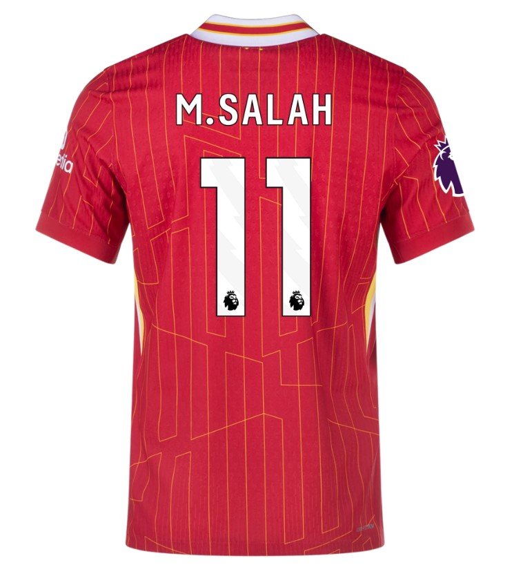 M. Salah Liverpool 24/25 Authentic Home Jersey - SoccerArmor