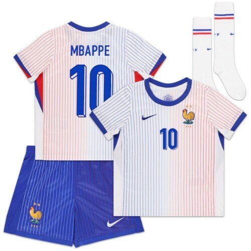 Mbappé France 24/25 Away Kids Kit - SoccerArmor