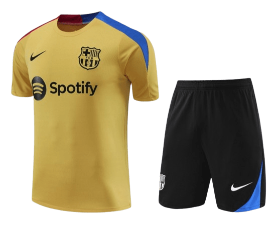 Barcelona 24/25 Training Kit (Gold) - SoccerArmor