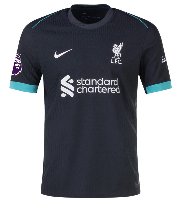 M. Salah Liverpool 24/25 Authentic Away Jersey - SoccerArmor