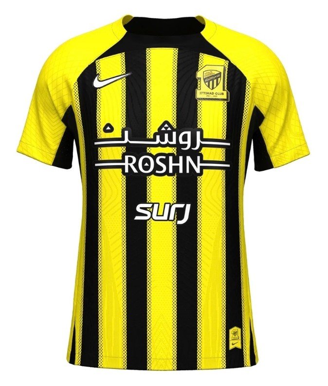 Al-Ittihad 24/25 Match Home Jersey - SoccerArmor