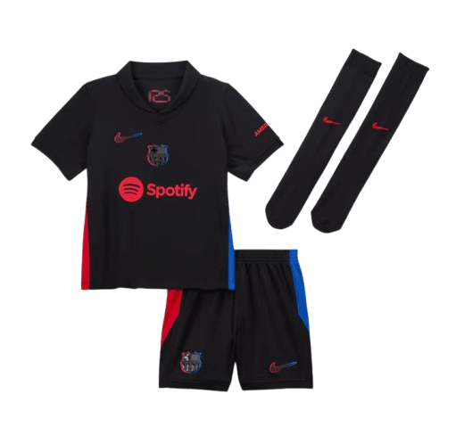 Barcelona 24/25 Away Kids Kit - SoccerArmor