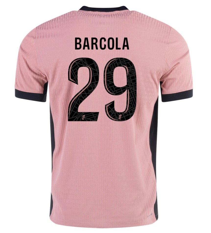 Barcola PSG 24/25 Authentic Third Jersey - SoccerArmor