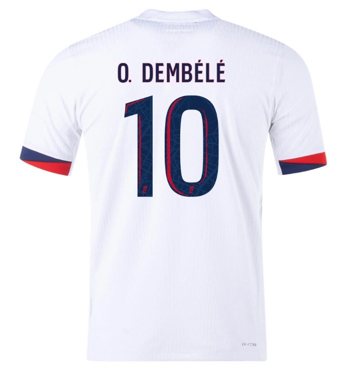 O.Dembélé PSG 25/26 Authentic Away Jersey - SoccerArmor