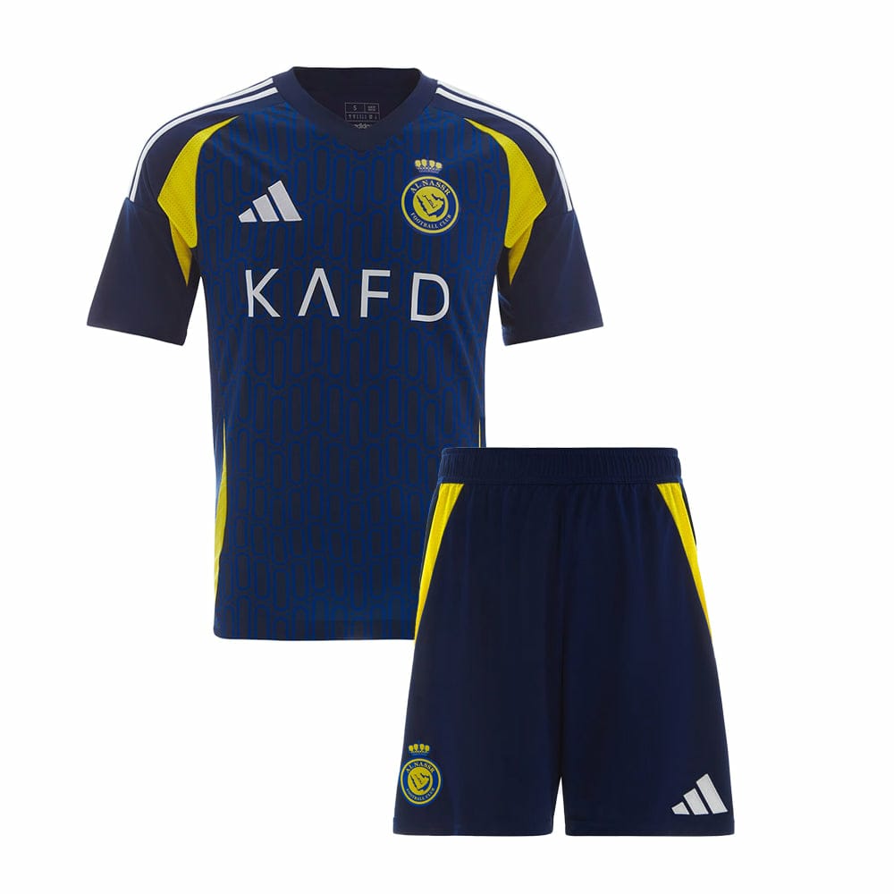 Al-Nassr FC 24/25 Away Kids Kit - SoccerArmor