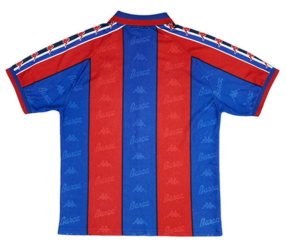 Barcelona 95/97 Home Jersey - SoccerArmor