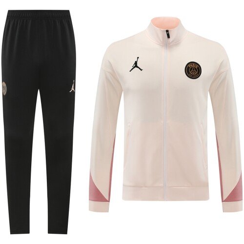 PSG 24/25 Full-Zip Tracksuit (Pink) - SoccerArmor