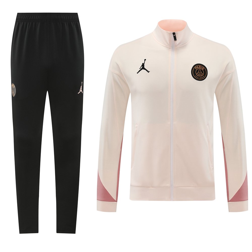 PSG 24/25 Full-Zip Tracksuit (Pink) - SoccerArmor