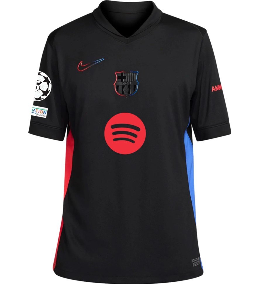 Lamine Yamal Barcelona 24/25 UCL Away Jersey - SoccerArmor