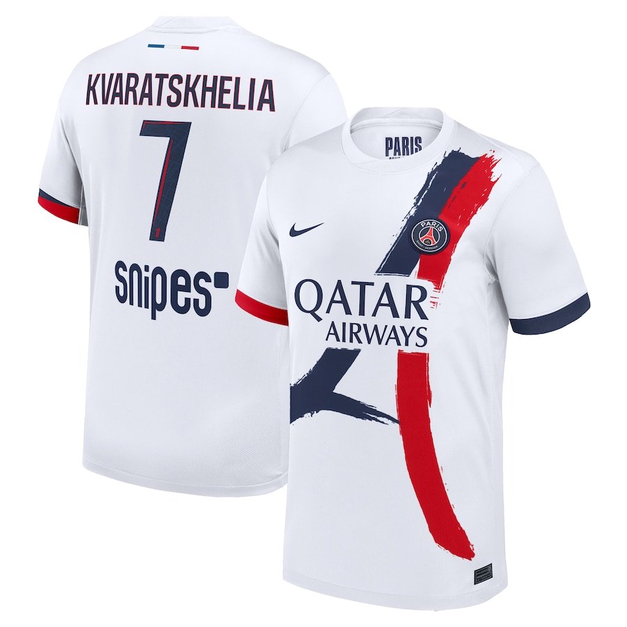 Kvaratskhelia PSG 25/26 Away Jersey - SoccerArmor
