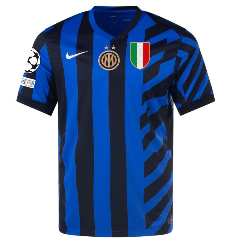 Thuram Inter Milan 24/25 UCL Home Jersey - SoccerArmor