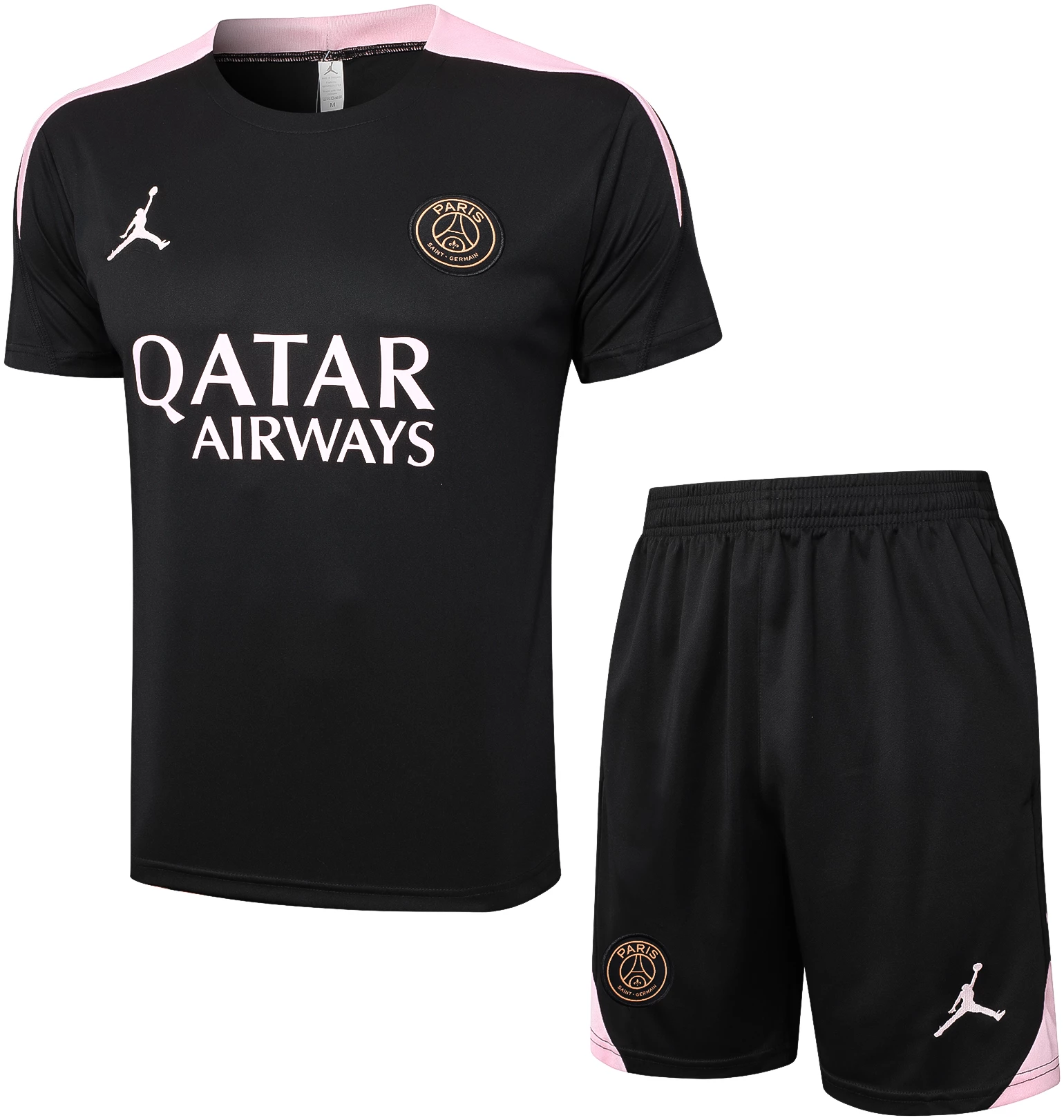 PSG 24/25 Training Kit (Black/Pink) - SoccerArmor