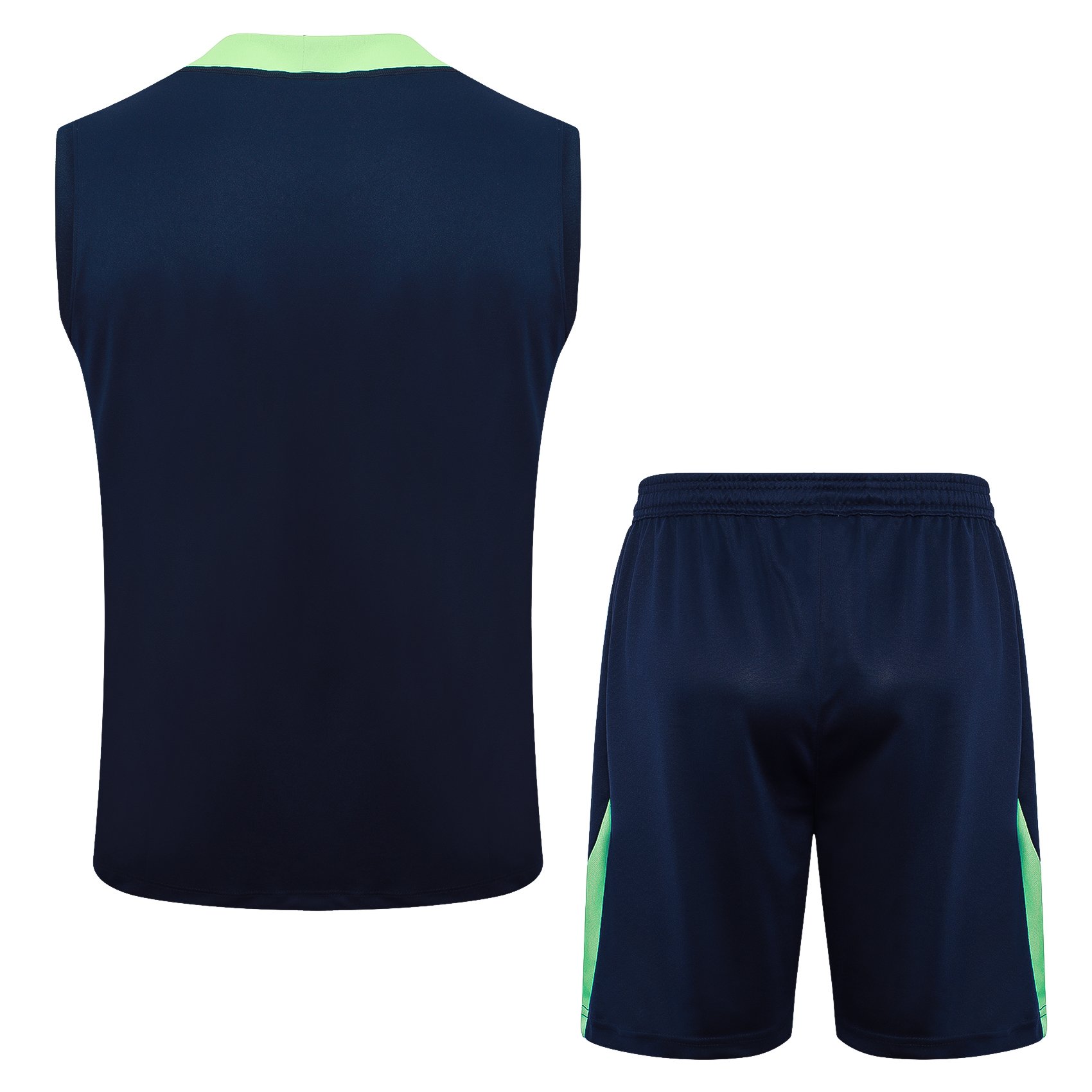 Brazil 24/25 Sleeveless Training Set – Dark Blue - SoccerArmor