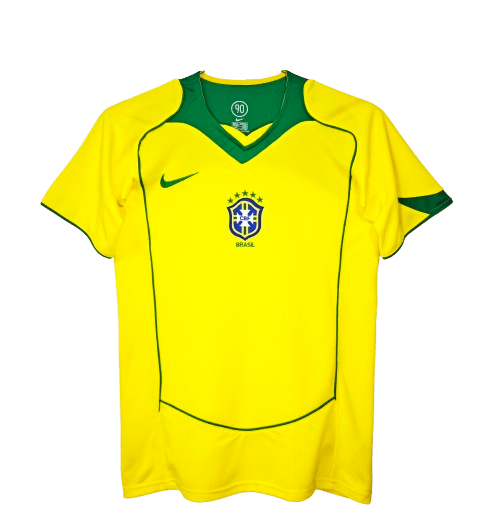 Brazil 2004 Home Jersey - SoccerArmor