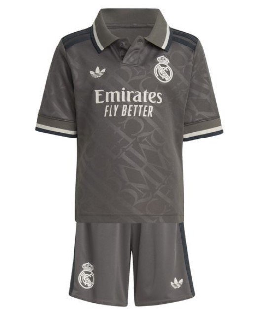 Real Madrid 24/25 Third Kids Kit - SoccerArmor