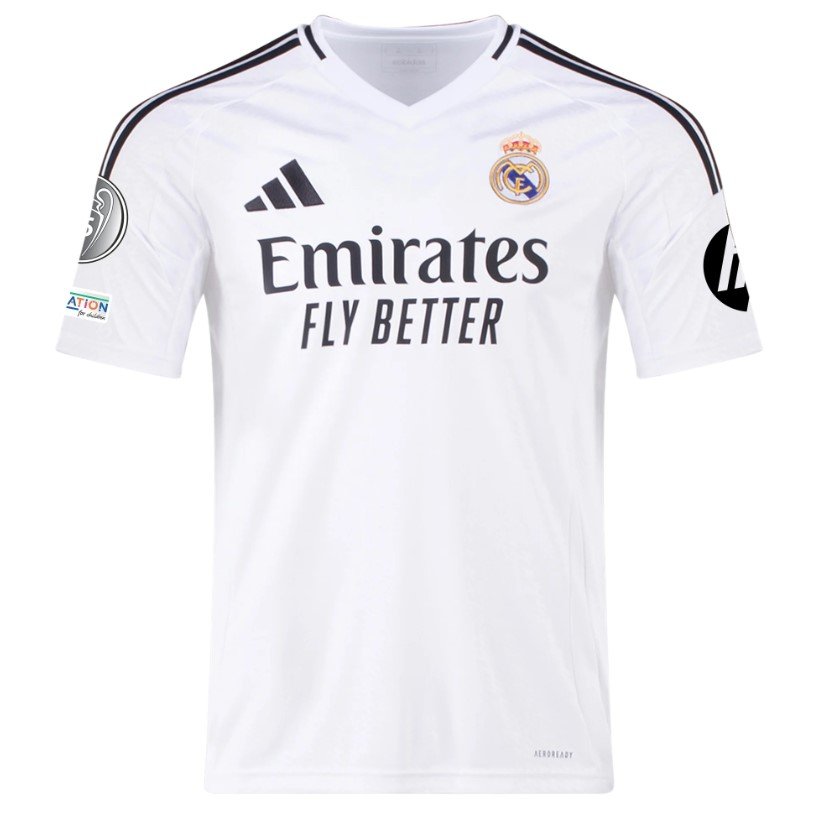 Vini Jr. Real Madrid 24/25 UCL Home Jersey - SoccerArmor
