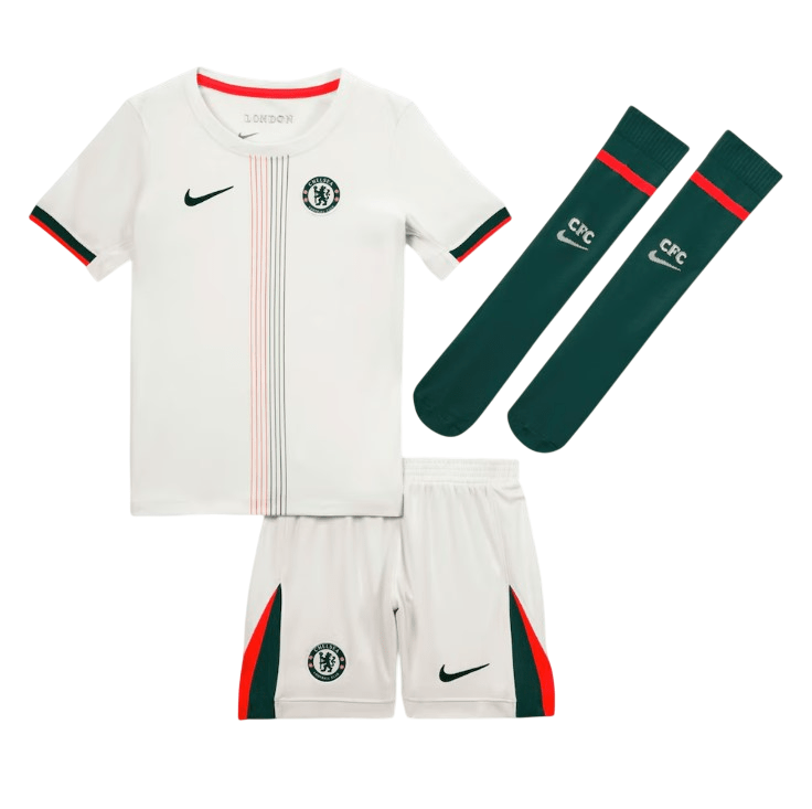 Chelsea 25/26 Away Kids Kit - SoccerArmor