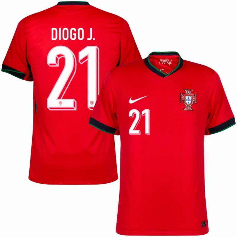 Diogo J. Portugal 24/25 Home Jersey - SoccerArmor