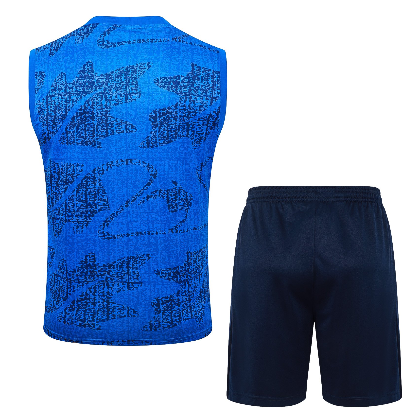 France 25/26 Blue Sleeveless Training Kit - SoccerArmor