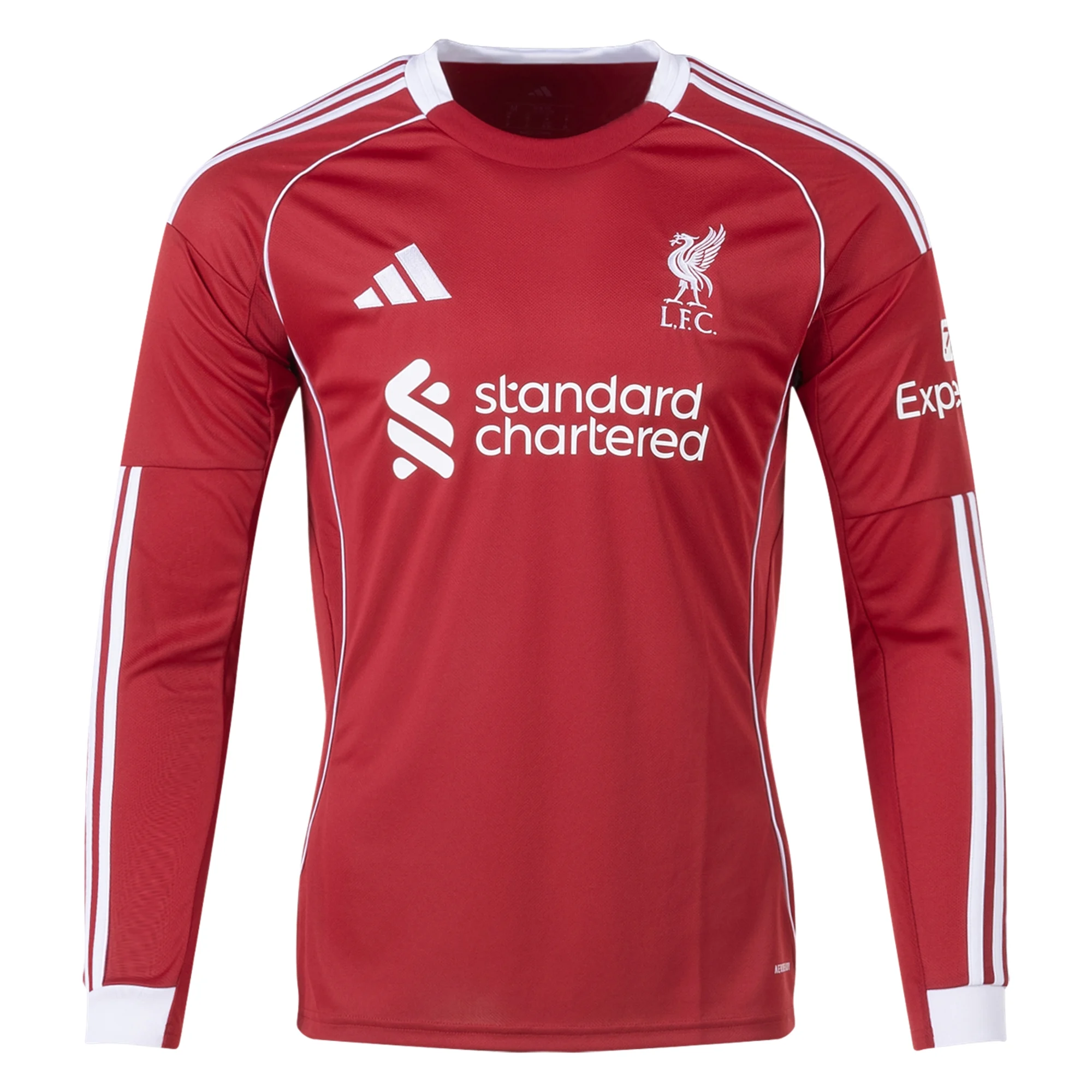 Liverpool 25/26 Home Long Sleeve Jersey - SoccerArmor