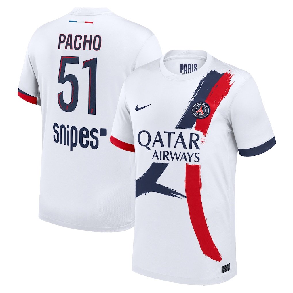 Pacho PSG 25/26 Away Jersey - SoccerArmor