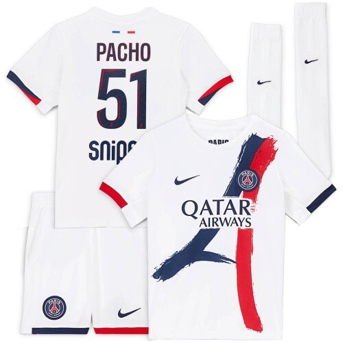 Pacho PSG 25/26 Away Kids Kit - SoccerArmor