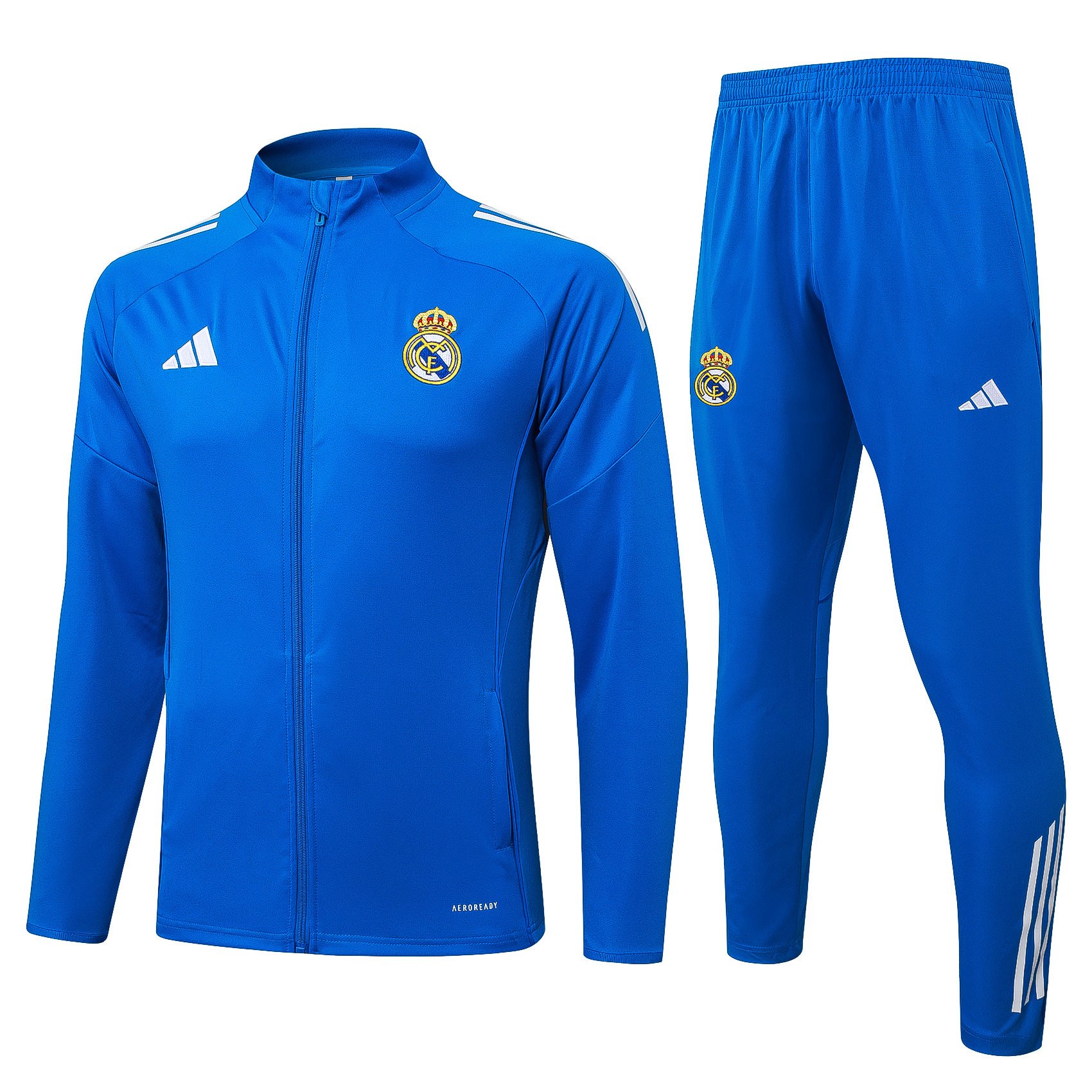 Real Madrid 25/26 Tracksuit (Royal Blue) - SoccerArmor