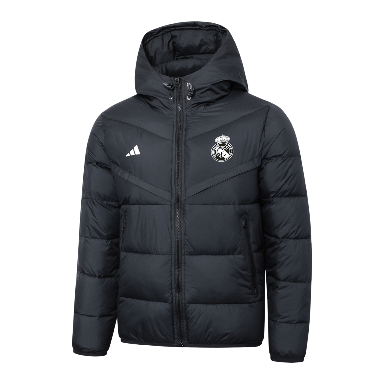 Real Madrid Winter Cotton Puffer Jacket & Pants Set - SoccerArmor