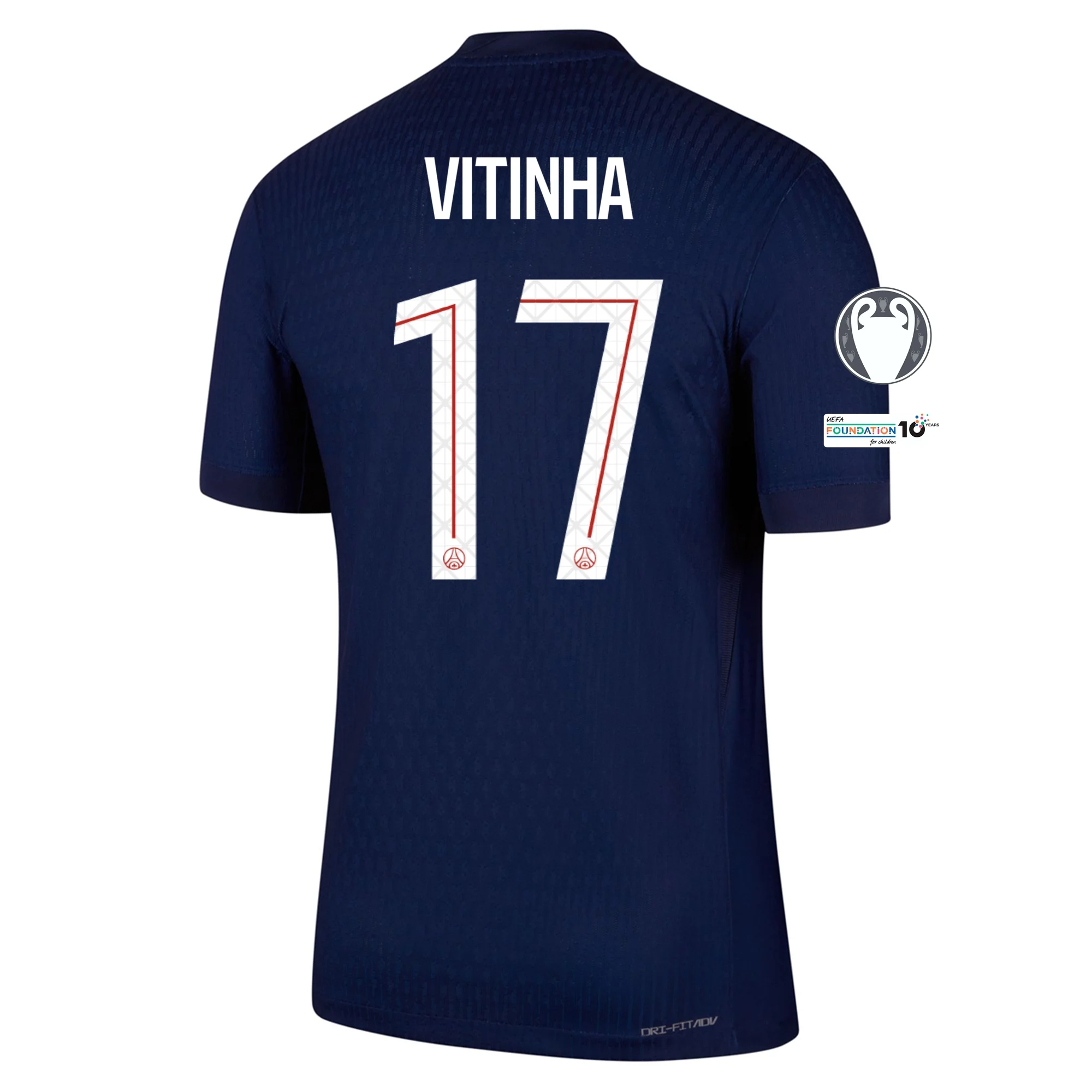 Vitinha PSG 25/26 Authentic UCL Home Jersey - SoccerArmor