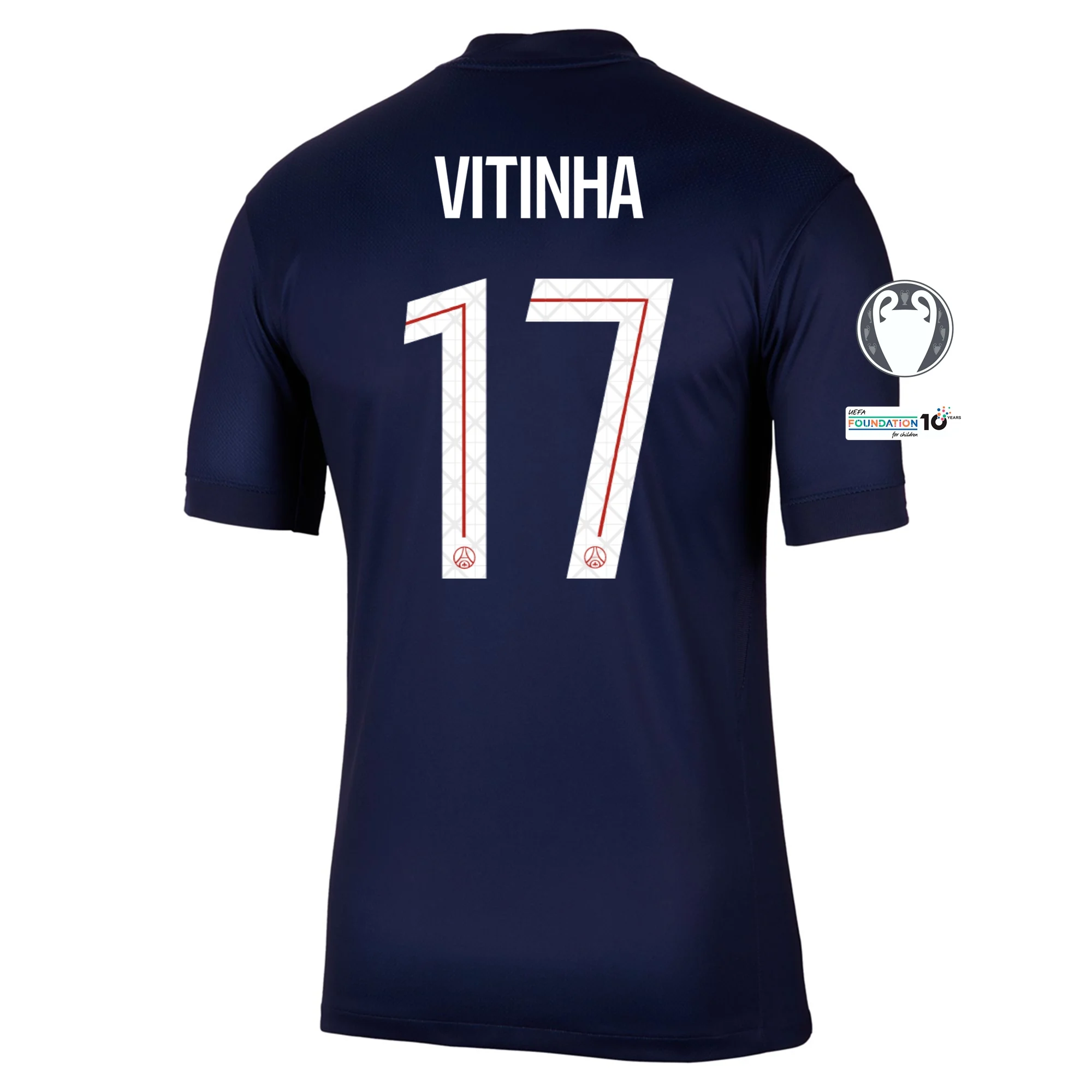 Vitinha PSG 25/26 UCL Home Jersey - SoccerArmor