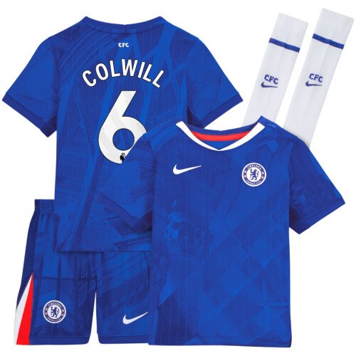 Colwill Chelsea 25/26 Home Kids Kit - SoccerArmor