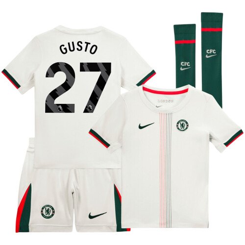 Gusto Chelsea 25/26 Away Kids Kit - SoccerArmor