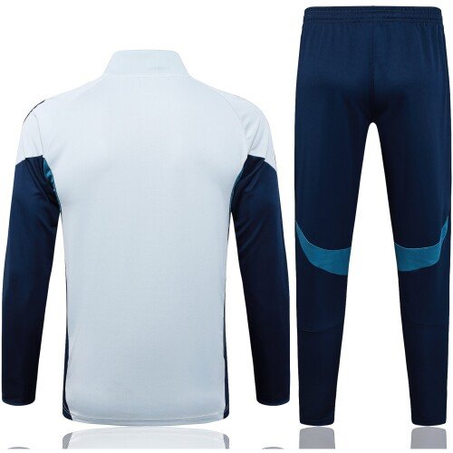 Arsenal 25/26 Full-Zip Light Blue Tracksuit - SoccerArmor