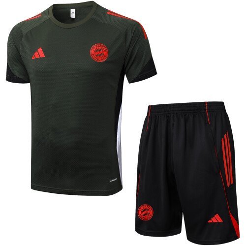 Bayern Munich 25/26 Dark Green Training Kit - SoccerArmor