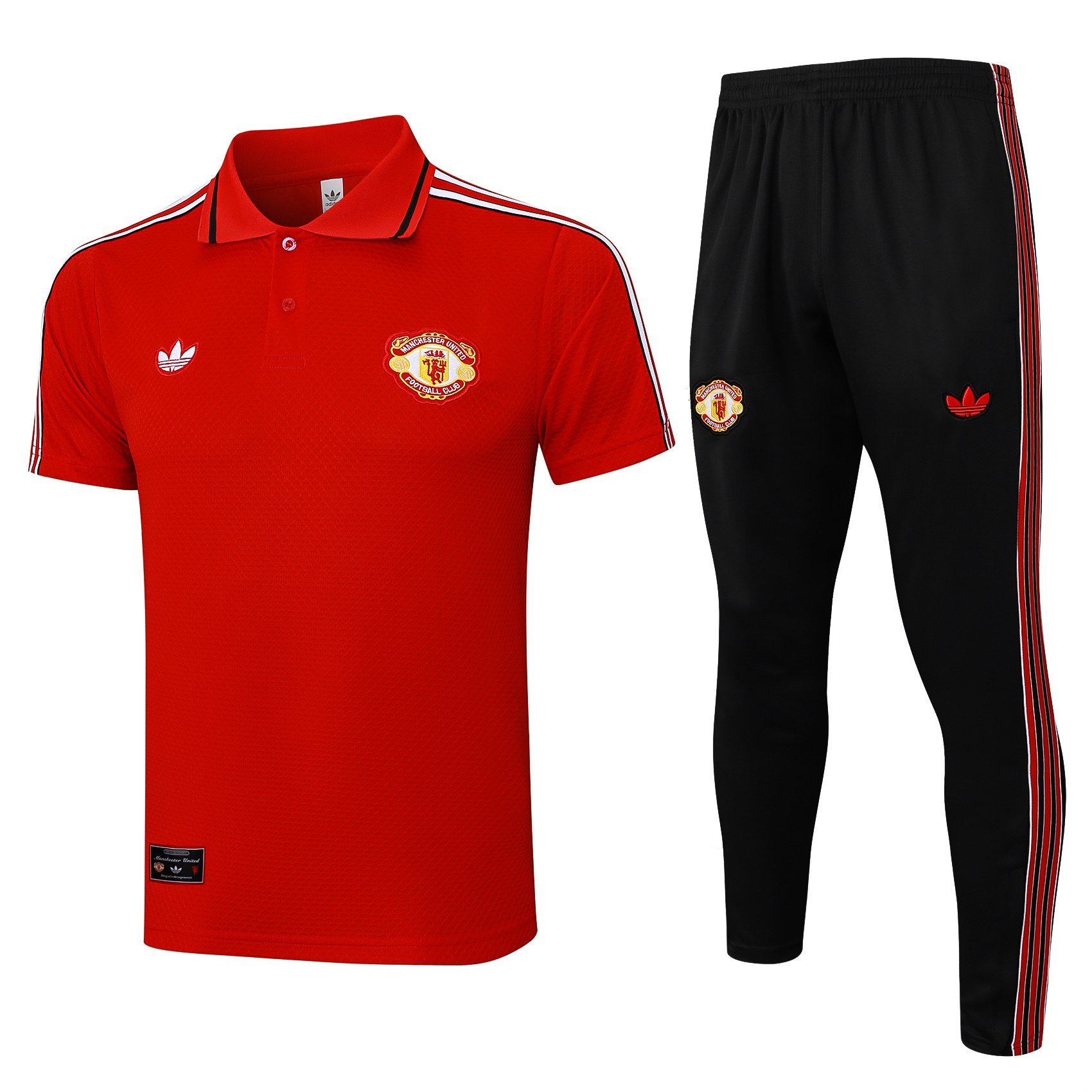 Manchester United 25/26 Red Icon Training Polo Set - SoccerArmor