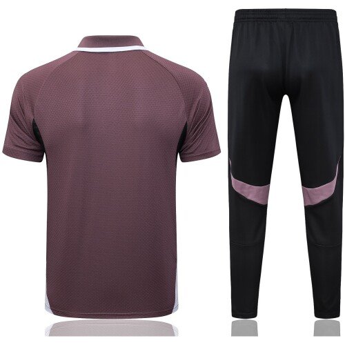 Manchester United 25/26 Maroon Training Polo Set - SoccerArmor