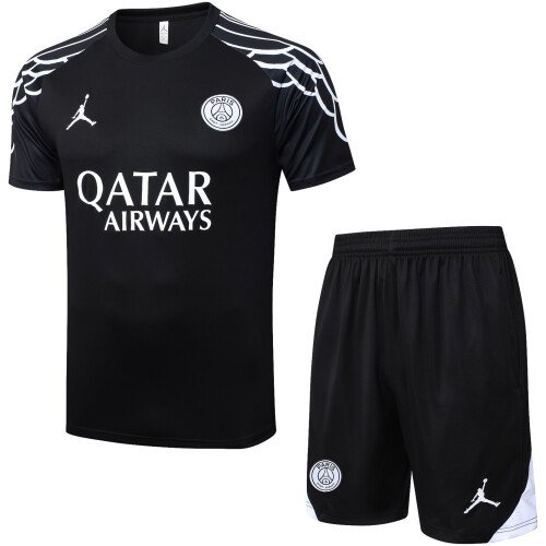 PSG 25/26 Black Training Kit - SoccerArmor
