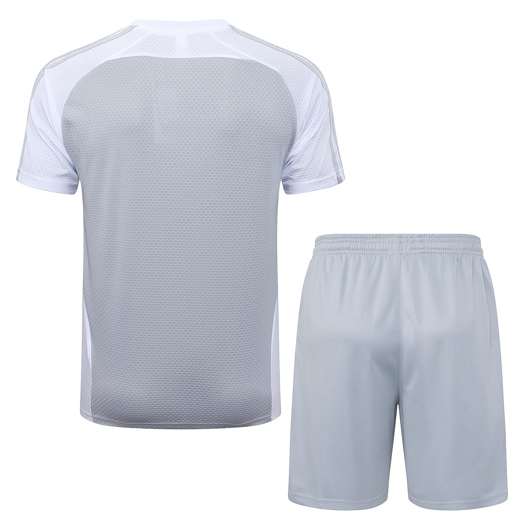 Real Madrid 25/26 Light Grey Training Kit - SoccerArmor