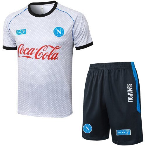 SSC Napoli 25/26 White Training Kit - SoccerArmor
