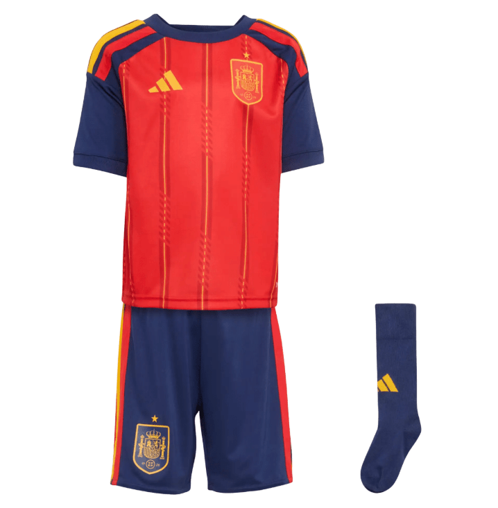 Spain 26/27 Home Kids Kit - SoccerArmor