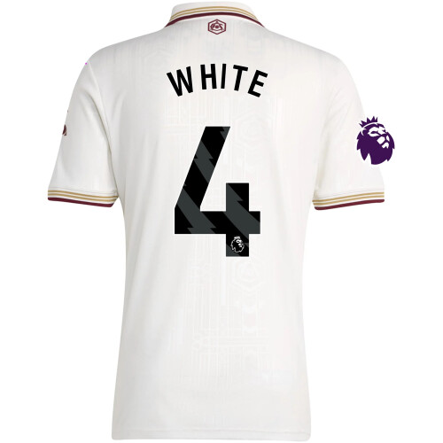 White Arsenal 25/26 Third Jersey - SoccerArmor